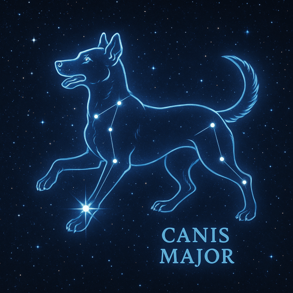 Famous Constellations: Canis Major. The Great Dog of the Night Sky ...